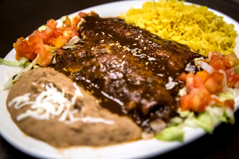 Pollo *Mole (Chicken Mole) - Flaco's Mexican Restaurant- Specialties ...